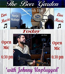 Johnny Unplugged treedt op bij The Beer Garden – NerjaDigitaal